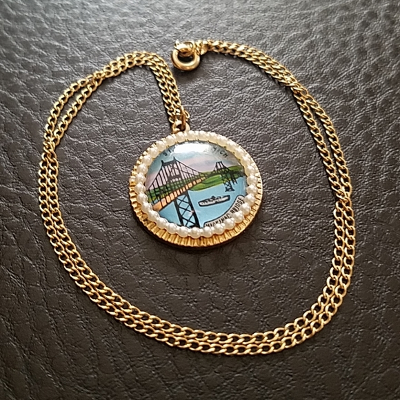 Jewelry | Michigan Mackinac Bridge Necklace | Poshmark